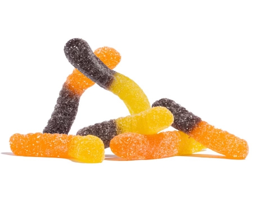 Aliments St-Germain | Mini vers de terre Halloween surette